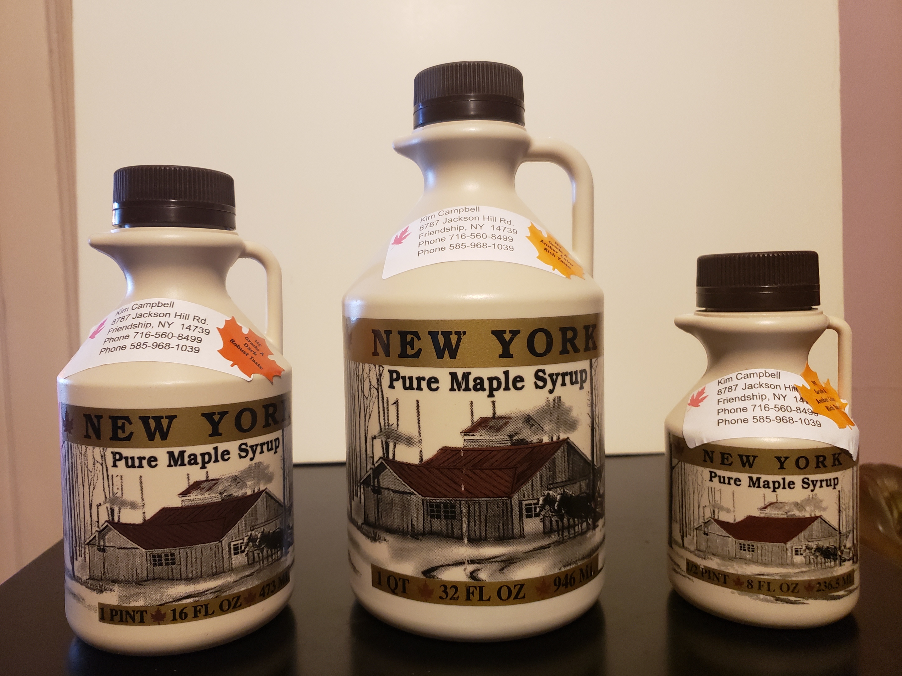 Our Maple Products-2026 Pricing – Campbell Maple